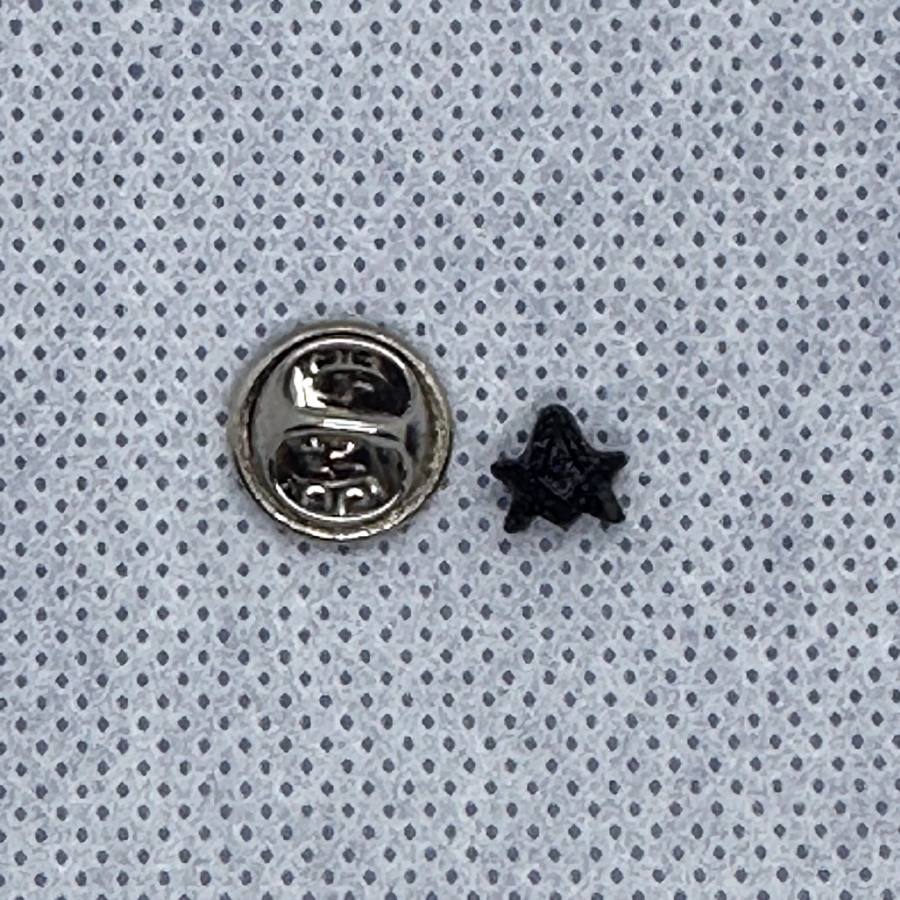 Pin Echer Compas Mini Black-3mm - Masonic
